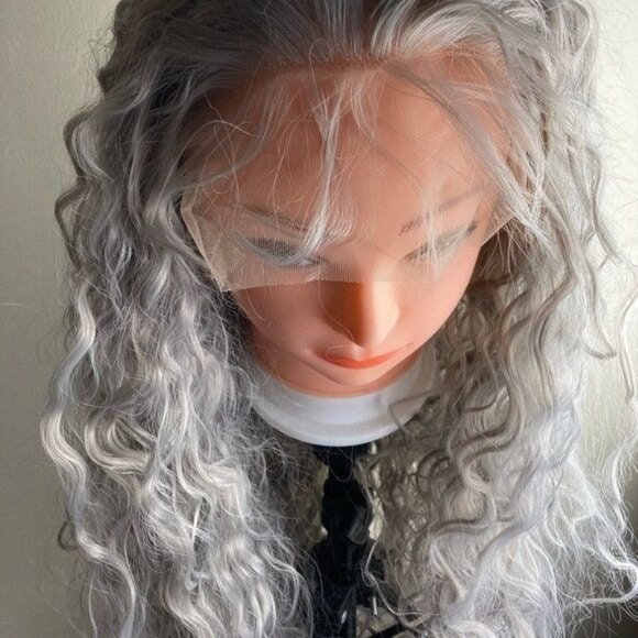 Hair | Lace Front Wigsilver Grey Lace Wigs | Poshmark
